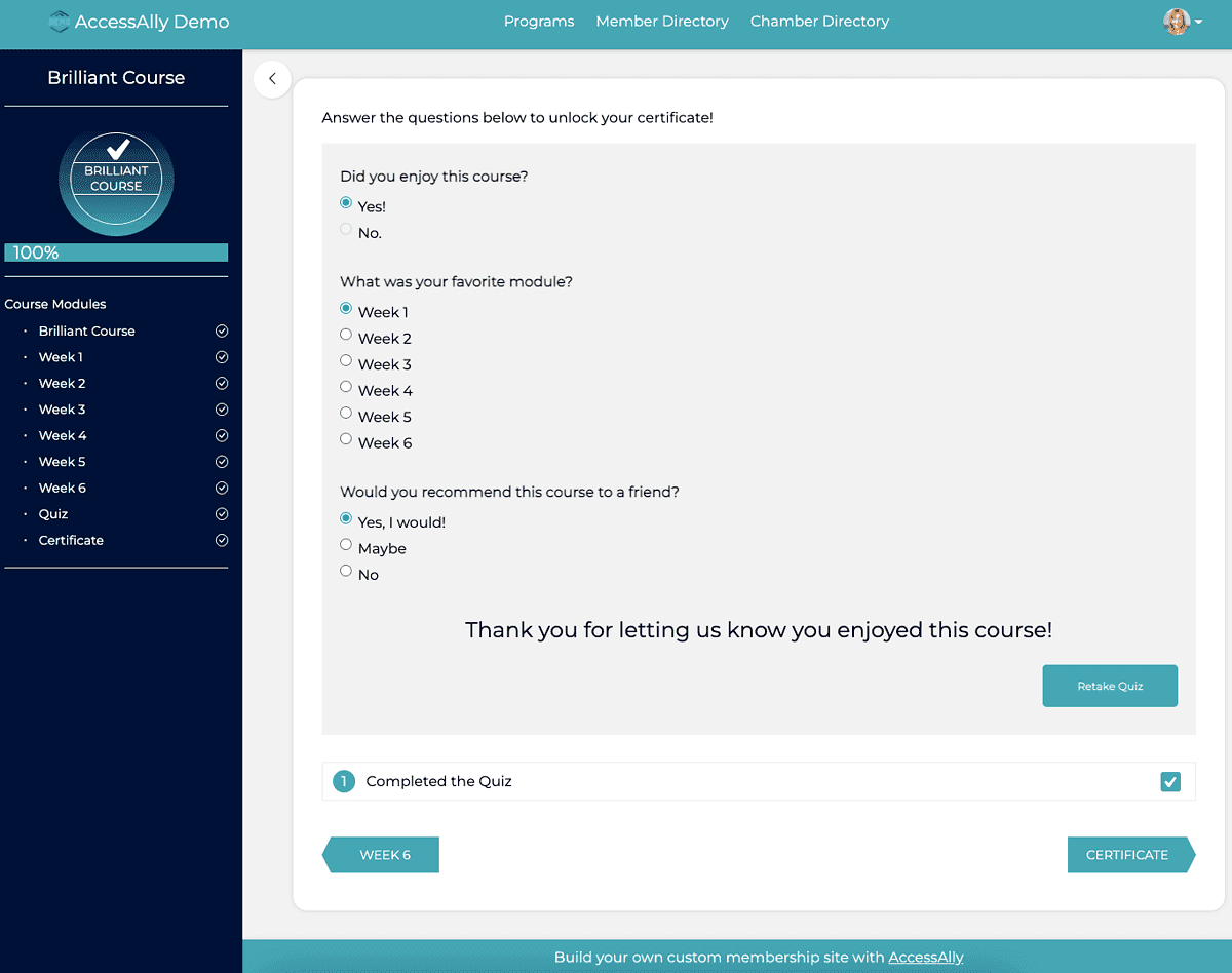 Learning Management - AccessAlly